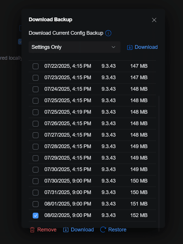 How to Restore UniFi from Backup - Blog of Cody Deluisio